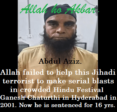 Jihadi Abdul Aziz tried serial blasts in Hindu festival but failed. Now ...