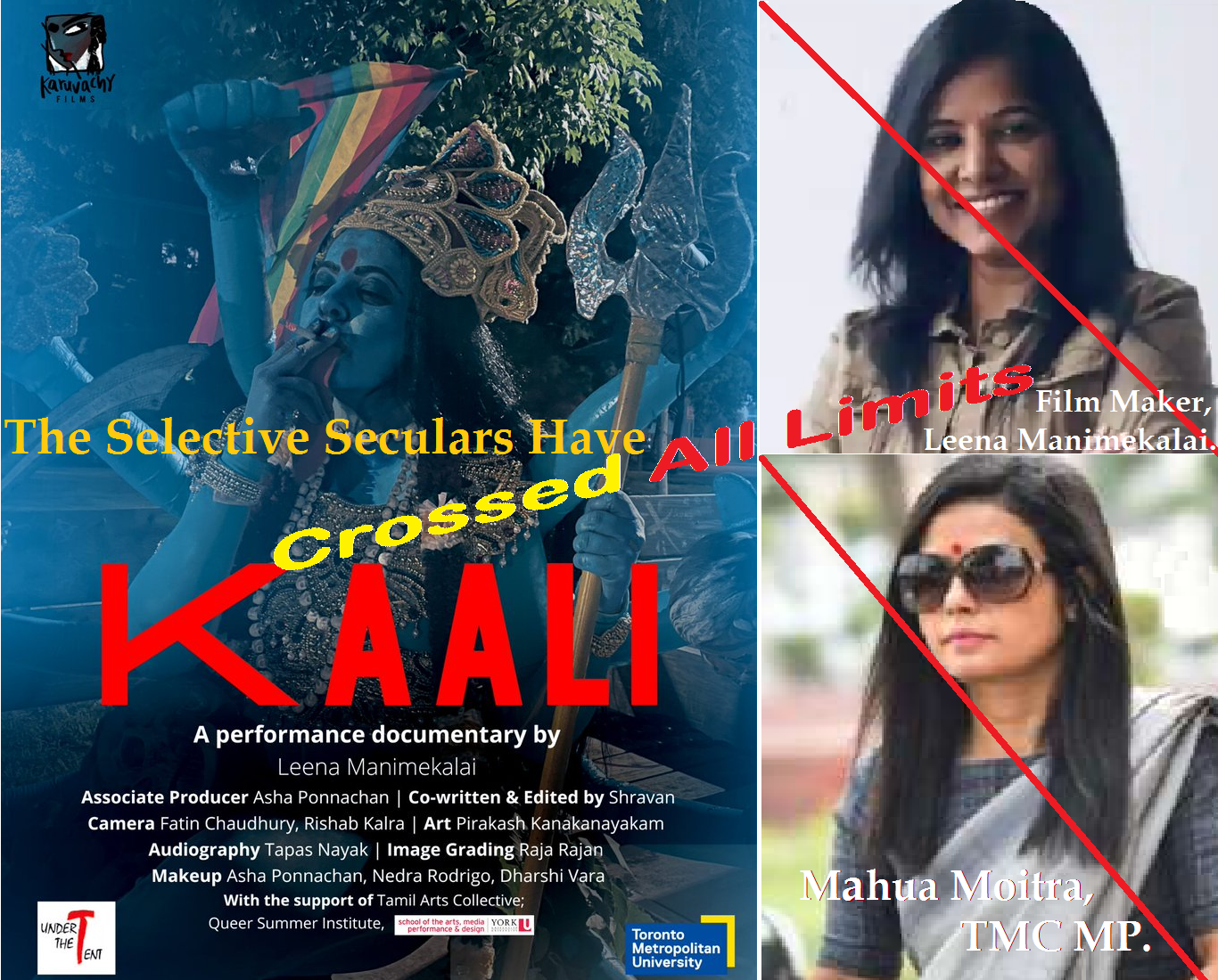 BJP Lodges Complaint Against Filmmaker Leena, TMC’s Mahua Moitra in ...
