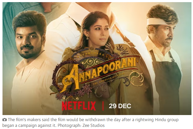 Netflix pulls Indian film after backlash from right-wing Hindu groups ...
