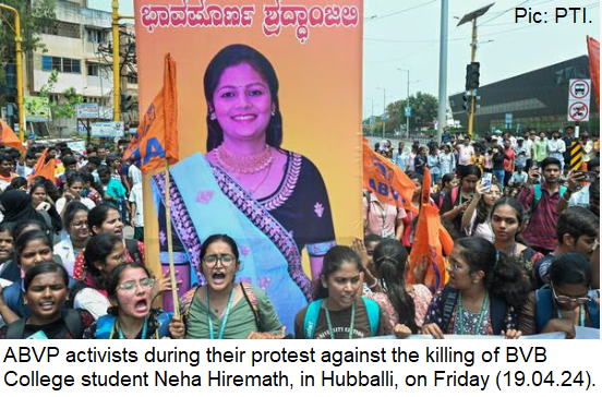 Lesson from Neha Hiremath’s Murder: Hindu Girl ends relationship with ...