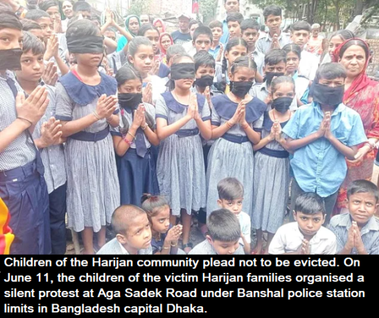 Islamic Bangladesh: Hindu Harijans are evicted without rehabilitation ...